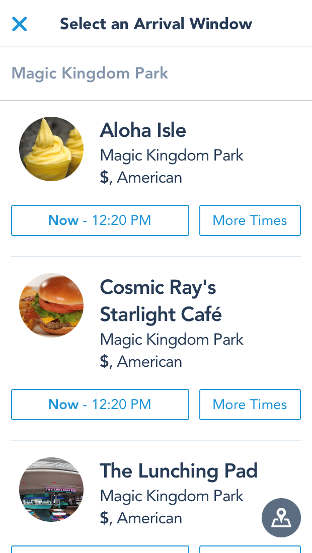 A Guide to All Mobile Order Restaurants at Magic Kingdom March 2021 ...